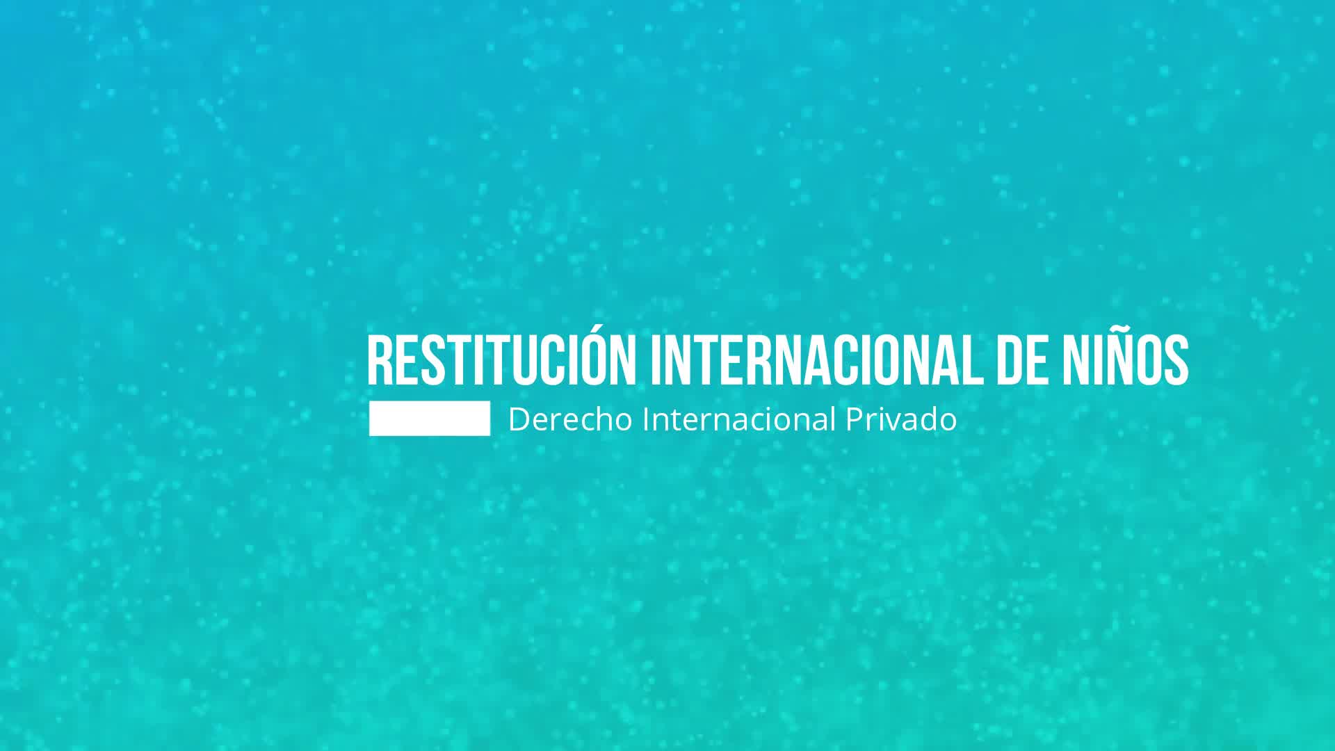 Restitución Internacional de Niños