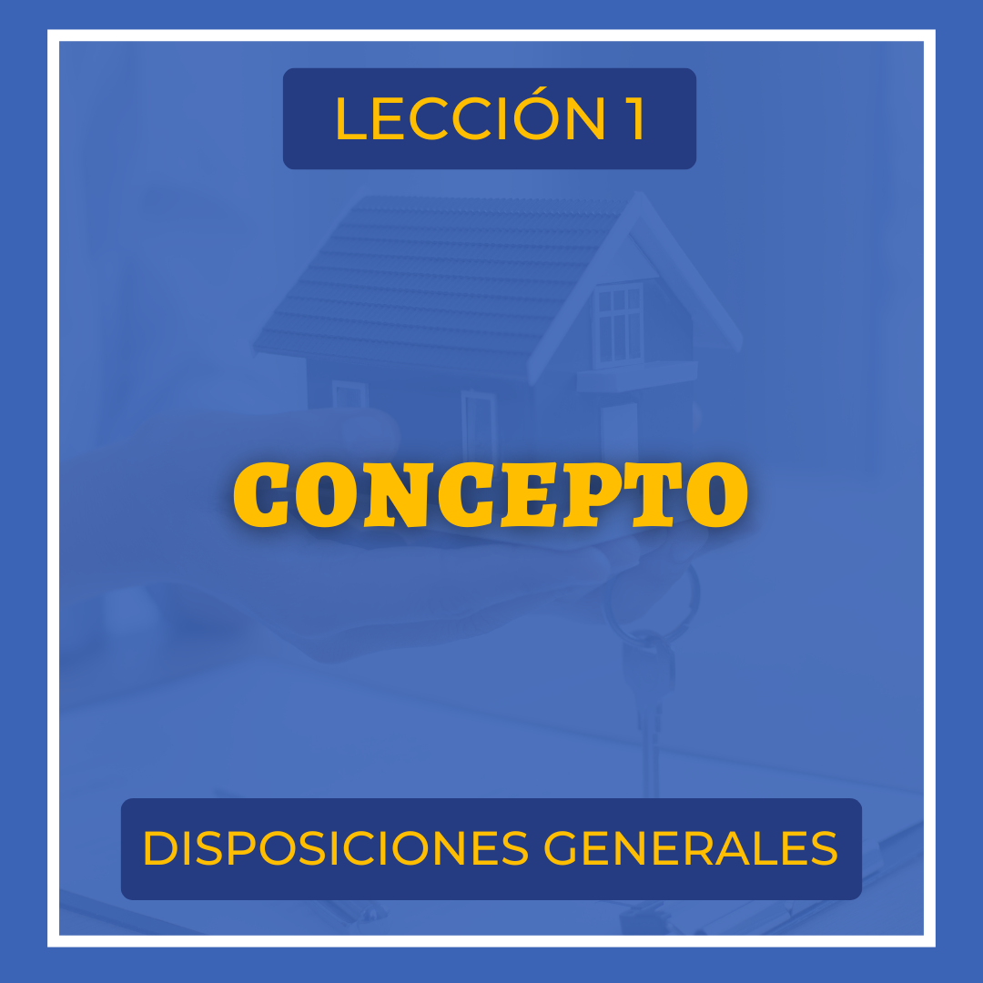 Disposiciones Generales